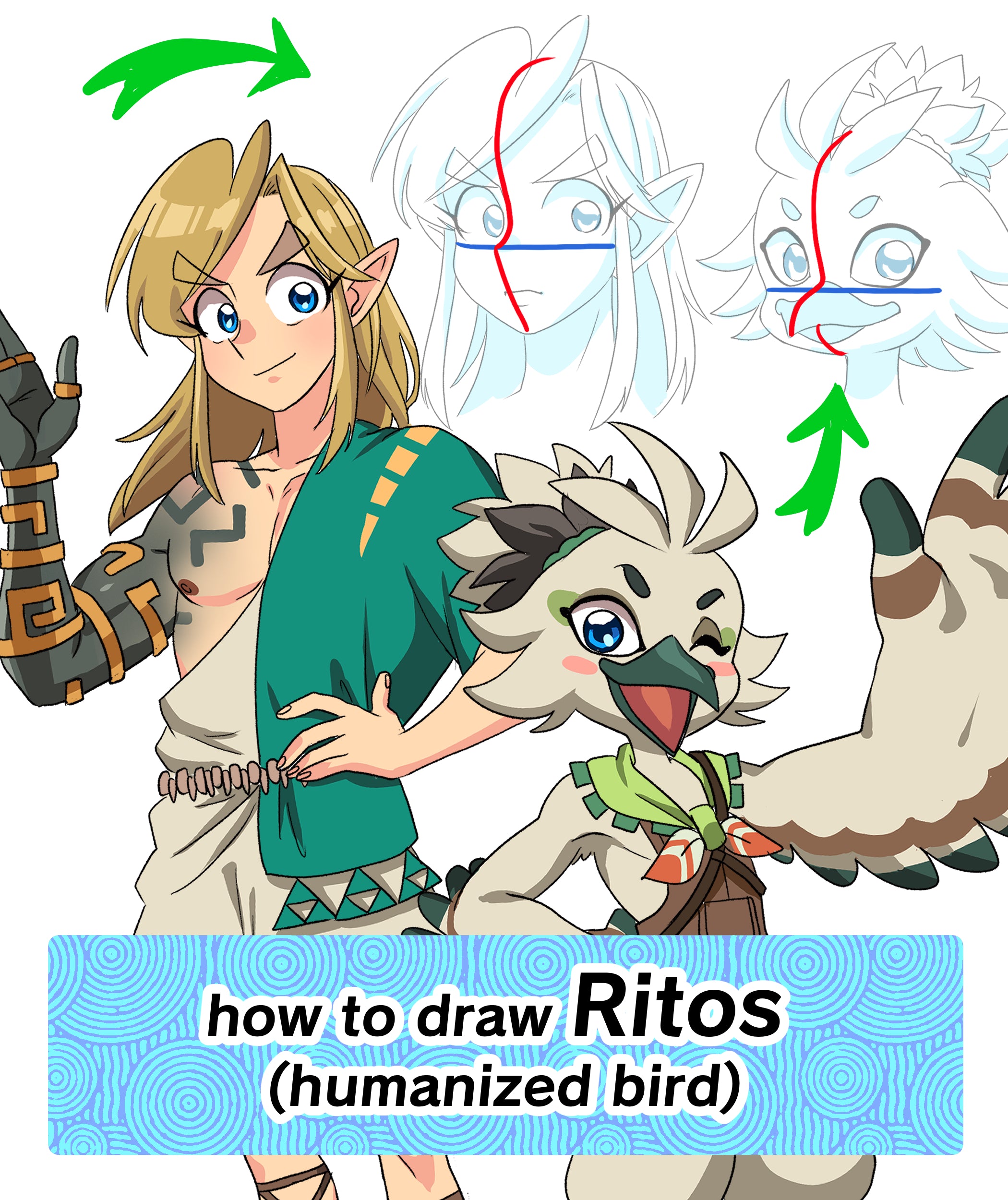 Bonus art tips- How to draw humanized bird – SAcommeSassy